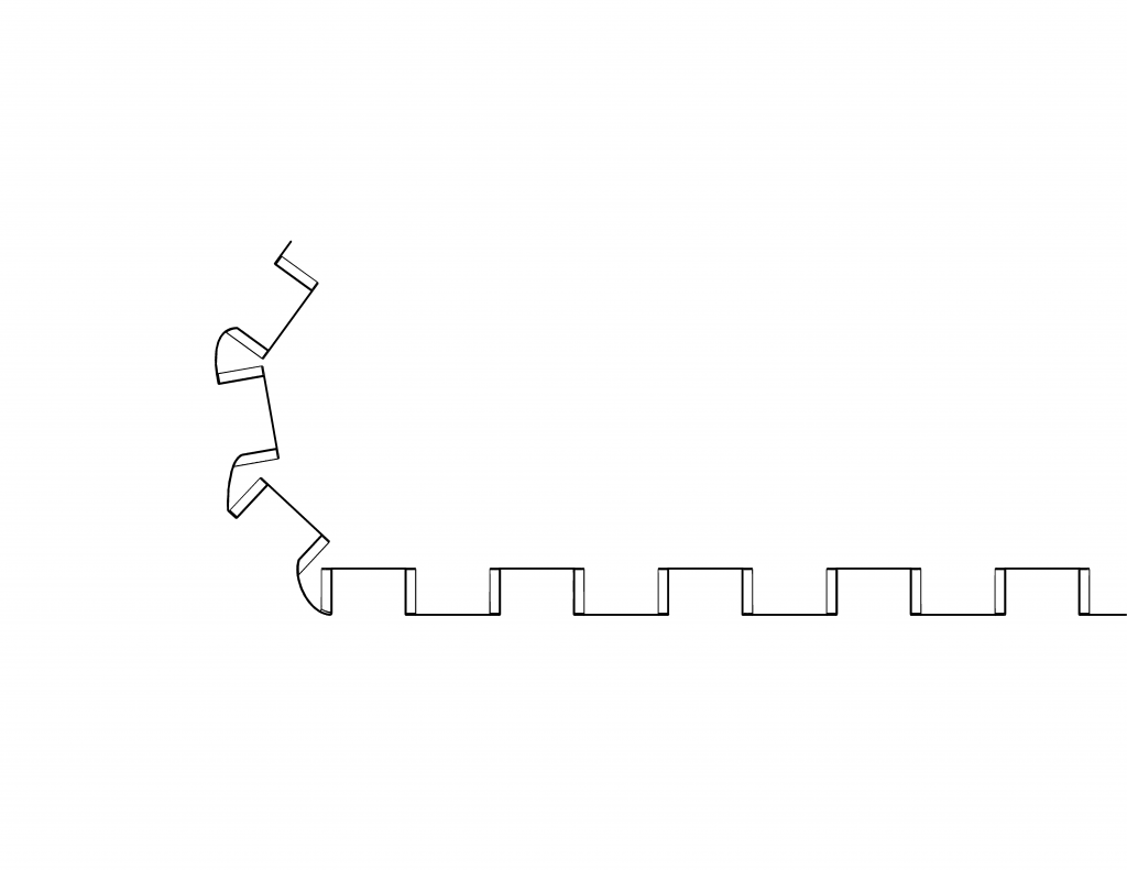 6m Roll Out rafter tray